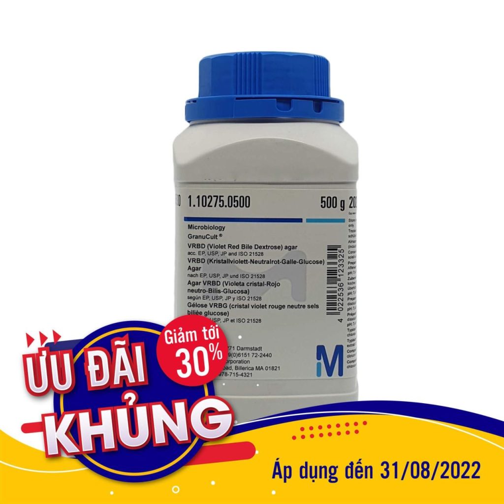 Violet Red Bile Glucose VRBD agar Merck | 1102750500 - Dụng cụ thí nghiệm